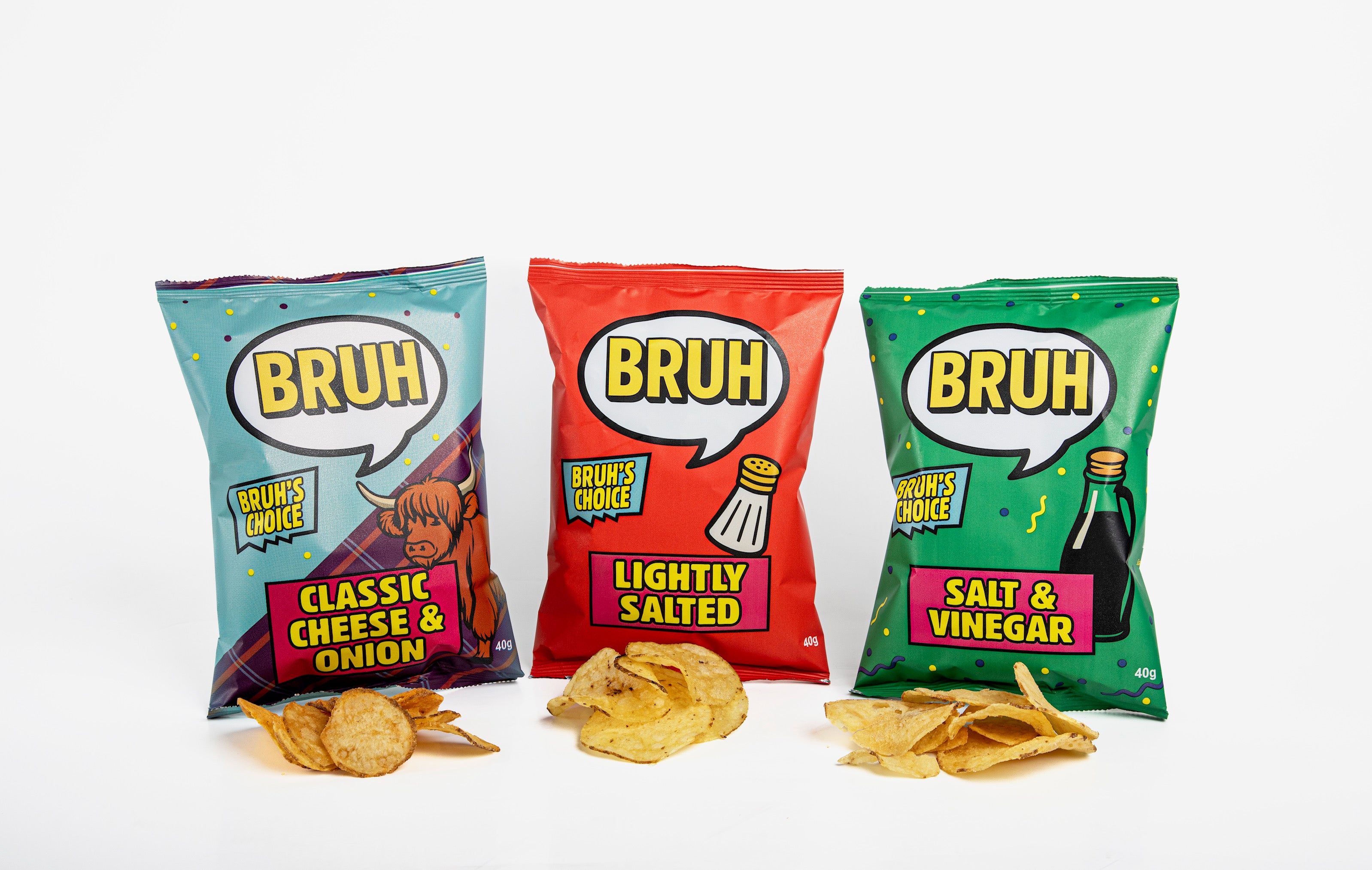 Bruh Snacks - Proper Crisps. No Nonsense.